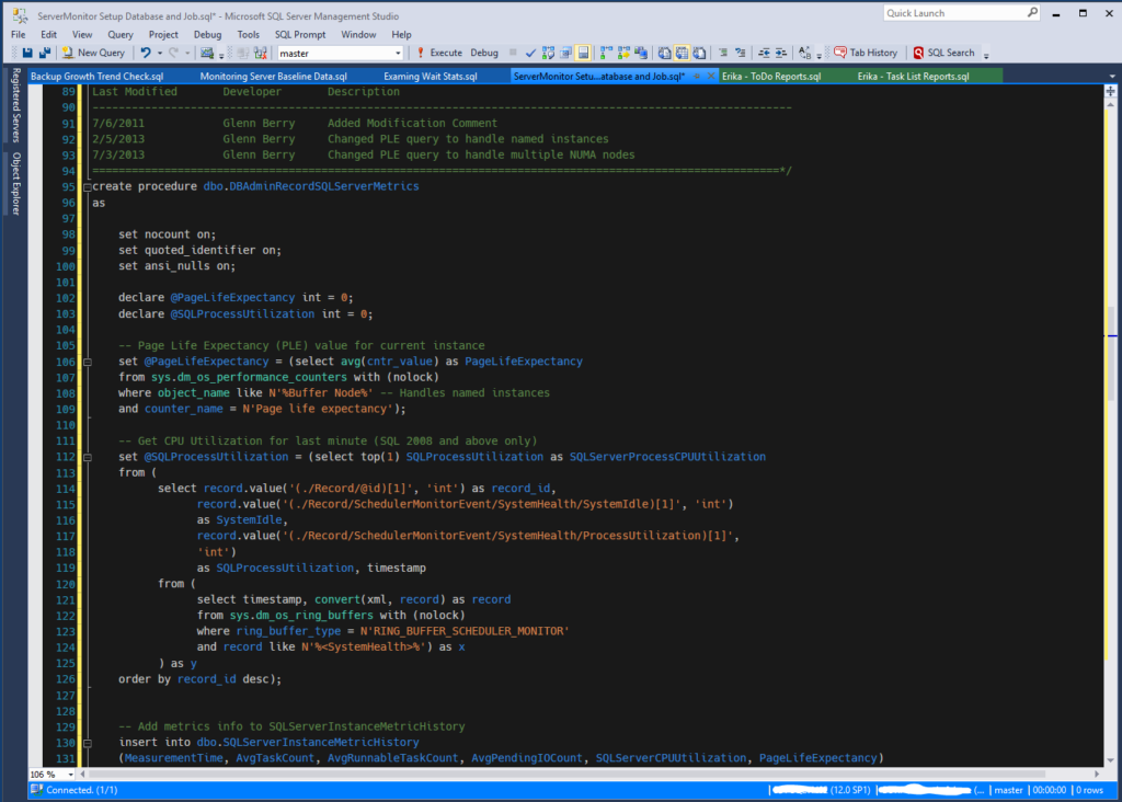 SSMS Best Practices and the Dark Theme